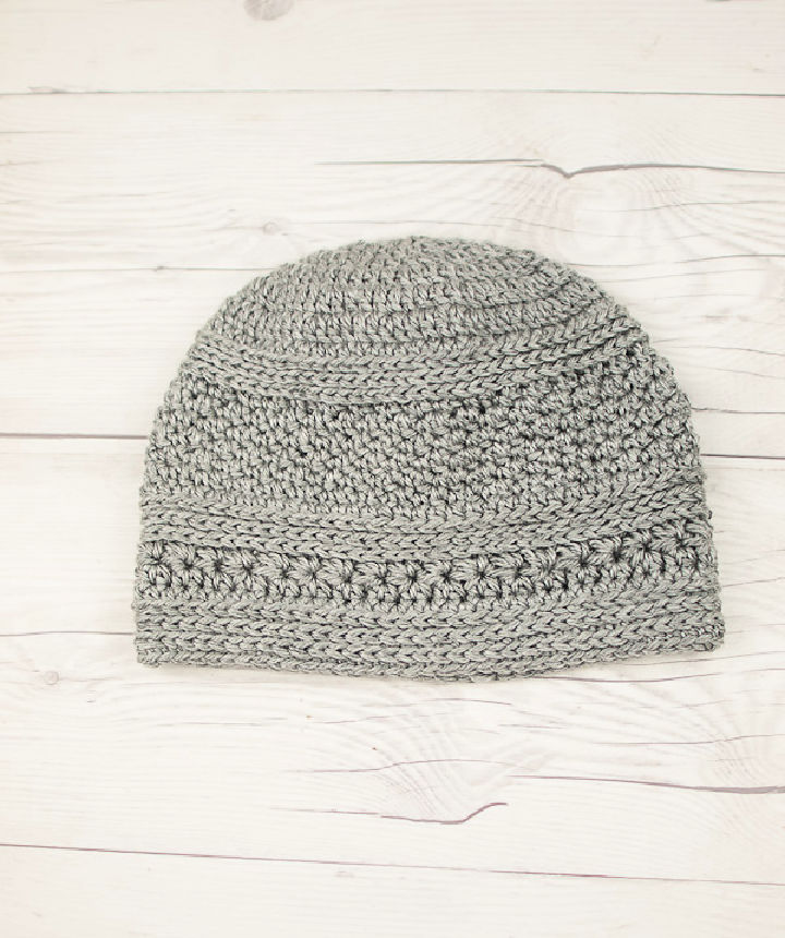 30 Free Crochet Hat Patterns for Men (Beanie Pattern)