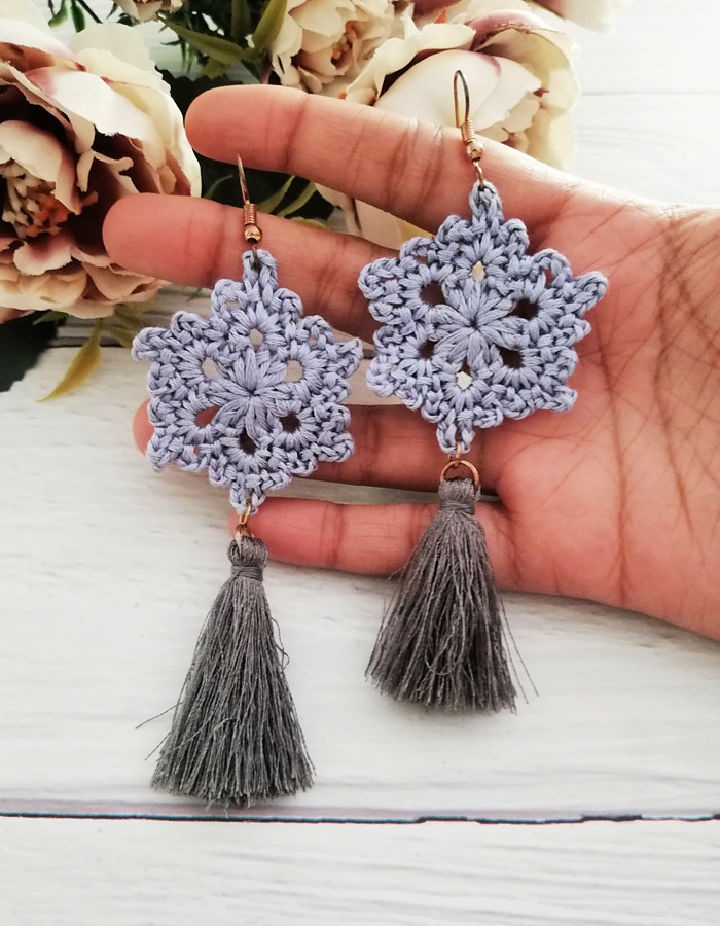 25 Free Crochet Earrings Pattern (PDF Patterns) - Blitsy