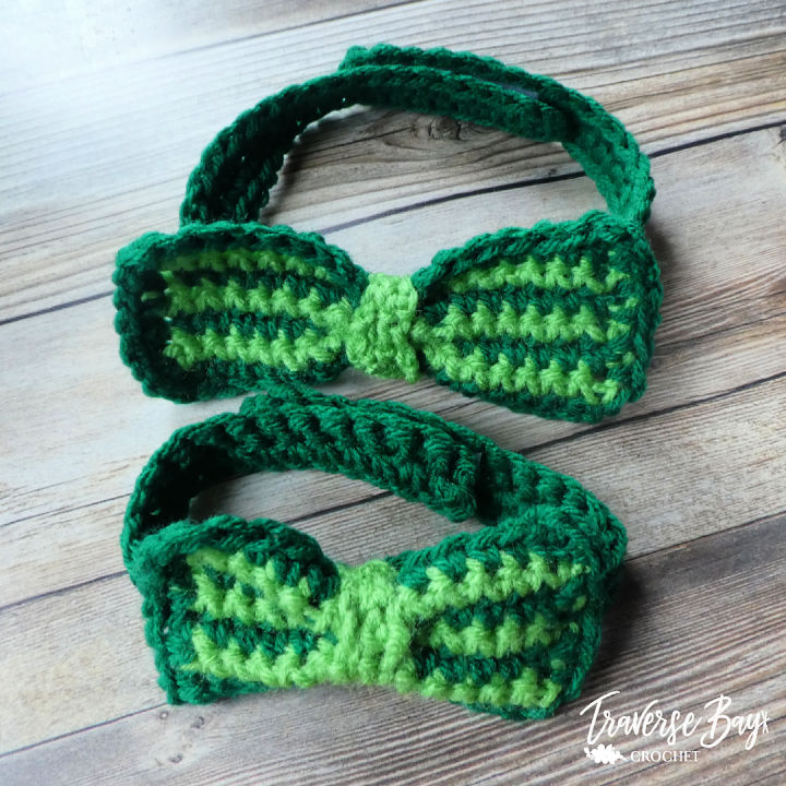 35 Free Crochet Bow Patterns (Crochet Bow Tie Pattern)