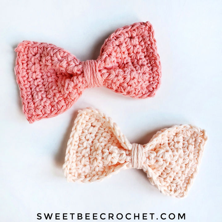 35 Free Crochet Bow Patterns (Crochet Bow Tie Pattern)
