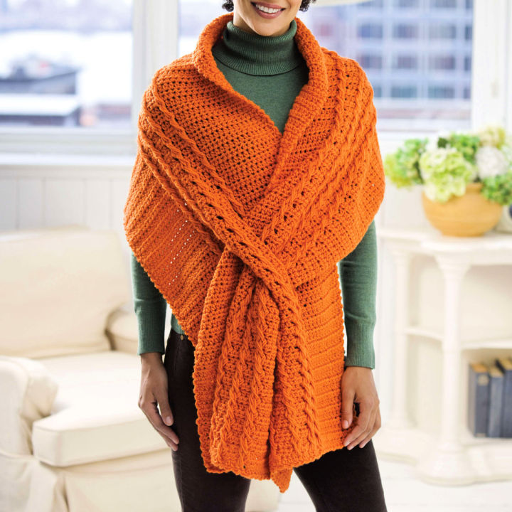 25 Easy Crochet Wraps: Free Crochet Wrap Pattern - Blitsy