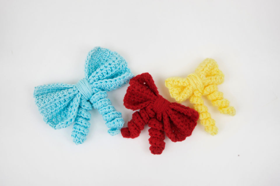 35 Free Crochet Bow Patterns (Crochet Bow Tie Pattern)