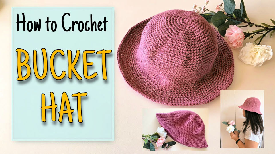 30 Easy Bucket Hats: Free Crochet Bucket Hat Pattern - Blitsy