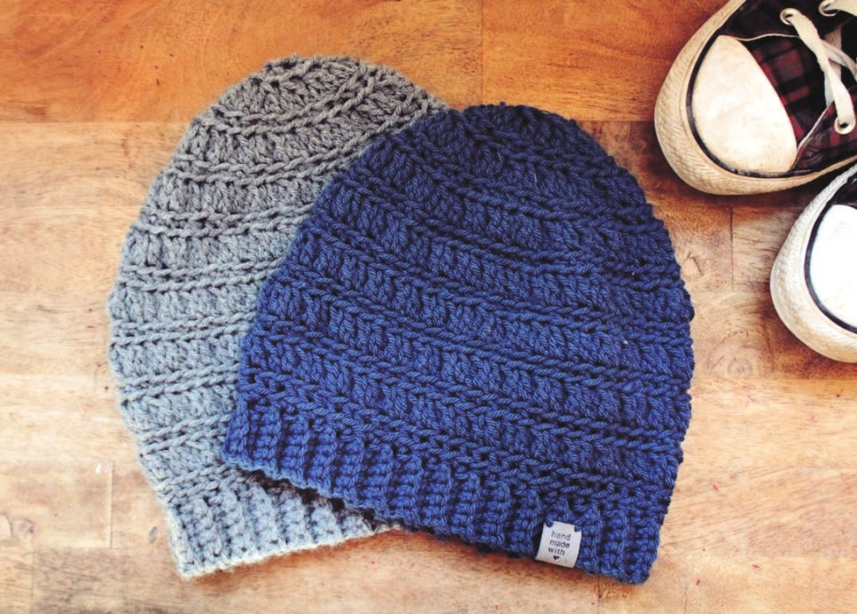 30 Free Crochet Hat Patterns for Men (Beanie Pattern)