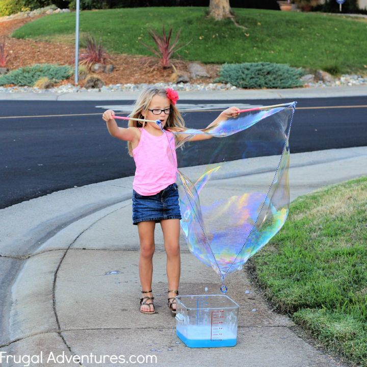 DIY Giant Bubble Wand - Step by Step Guide - Blitsy