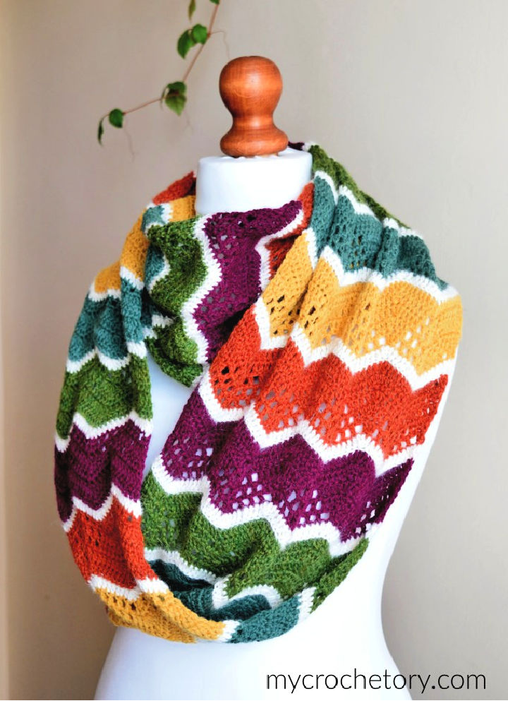 40 Free Crochet Infinity Scarf Patterns (Easy PDF Pattern)