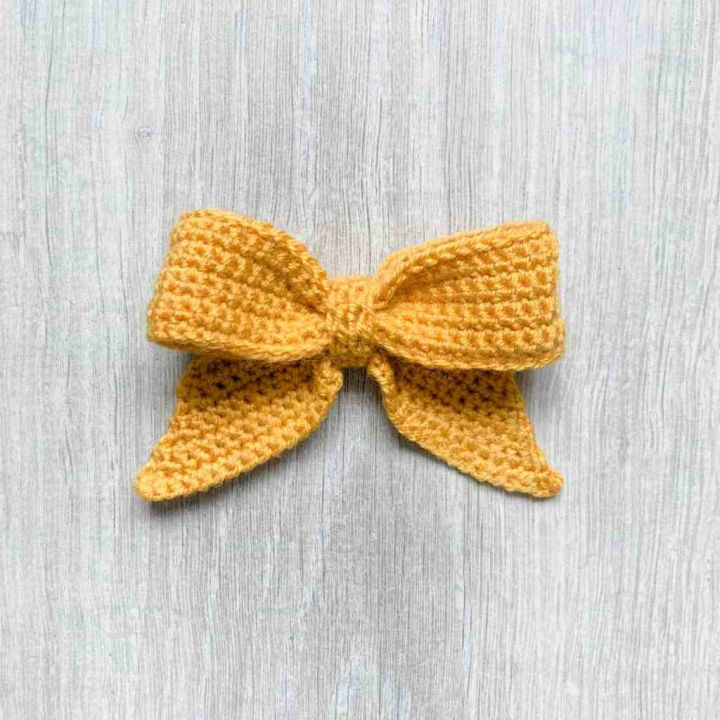 35 Free Crochet Bow Patterns (Crochet Bow Tie Pattern)