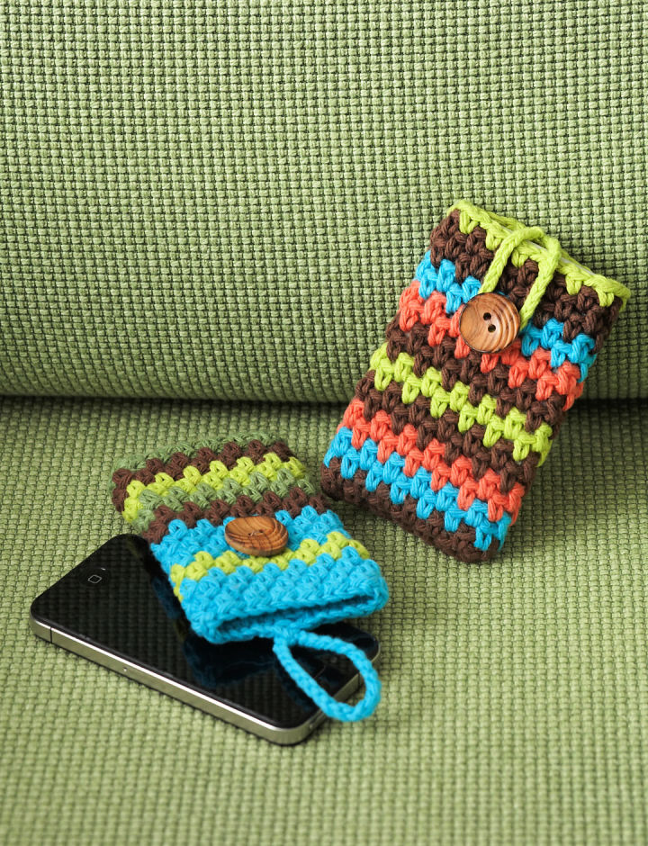 25 Free Crochet Phone Case Patterns - Blitsy