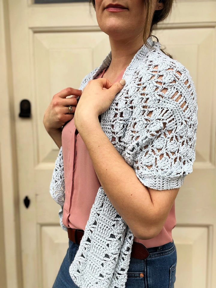 25 Easy Crochet Wraps: Free Crochet Wrap Pattern - Blitsy