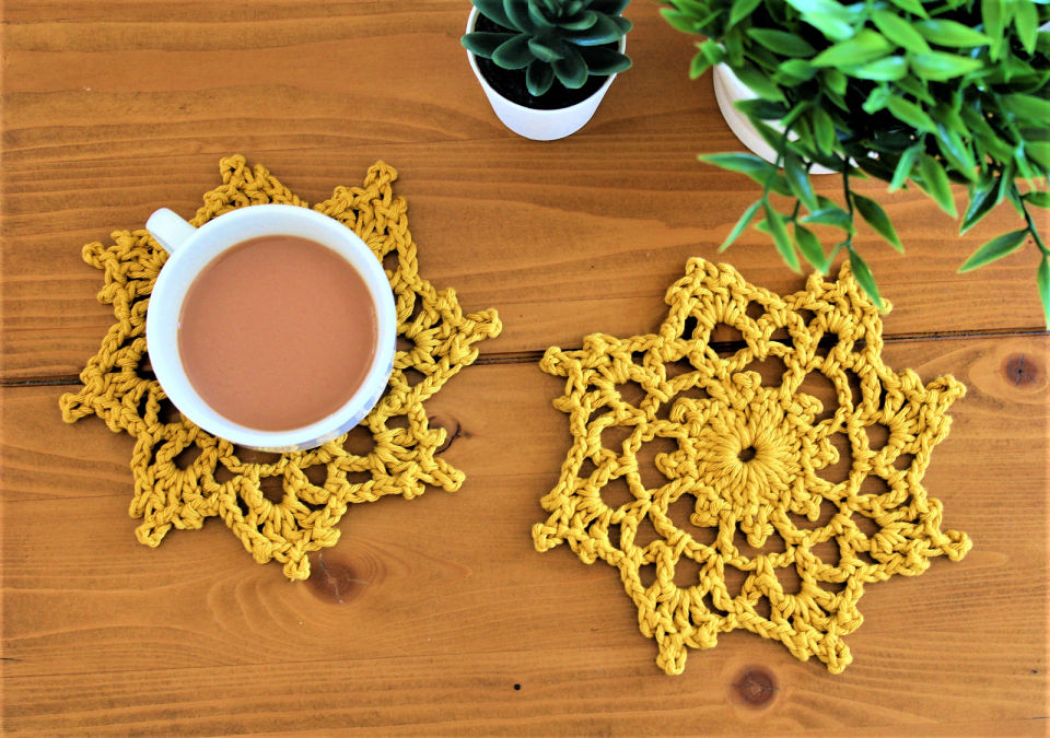 40 Free Crochet Coaster Patterns (Coasters Pattern PDF)