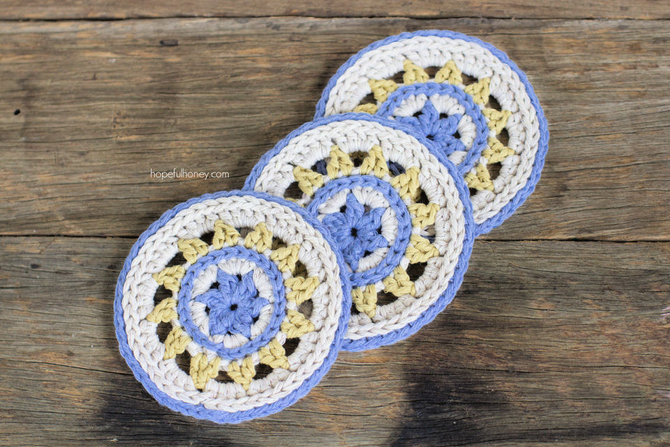 40 Free Crochet Coaster Patterns (Coasters Pattern PDF)