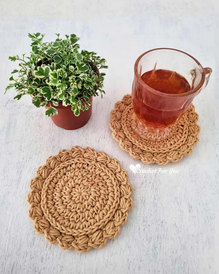 40 Free Crochet Coaster Patterns (Coasters Pattern PDF)