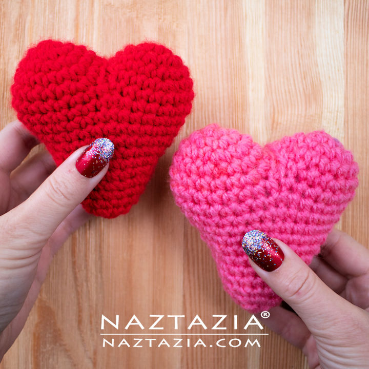 40 Easy Crochet Hearts: Free Crochet Heart Pattern