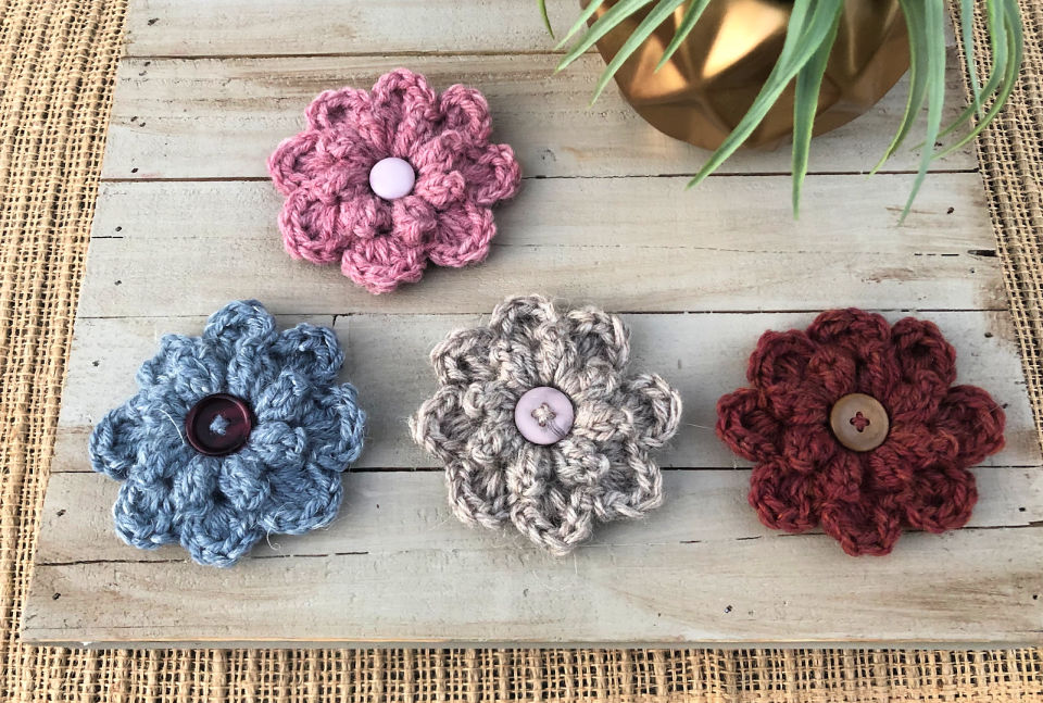 40 Free Crochet Flower Patterns (PDF Flowers Pattern)