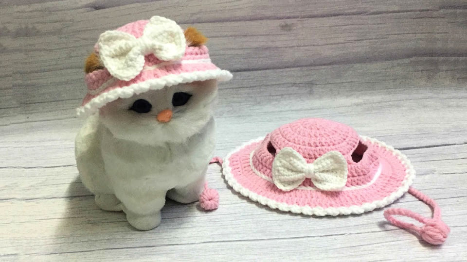 15 Free Crochet Hat Patterns for Cats (Cat Hat Pattern)