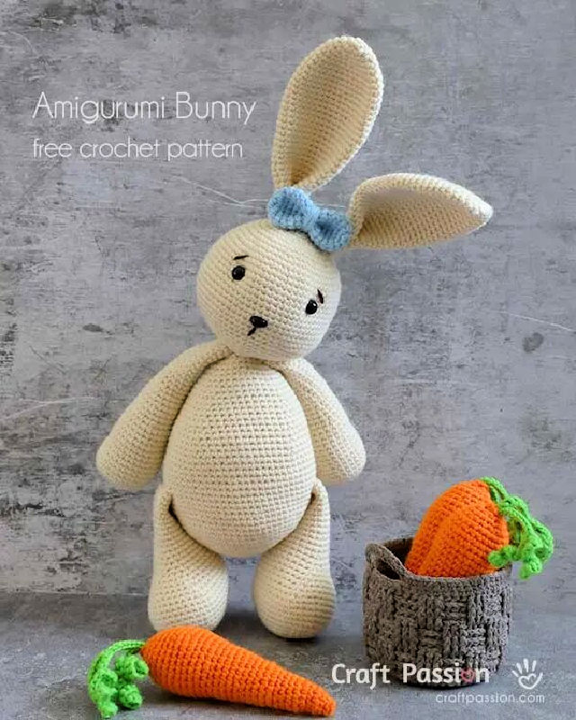 25 Free Crochet Bunny Patterns (Rabbit Amigurumi Pattern)