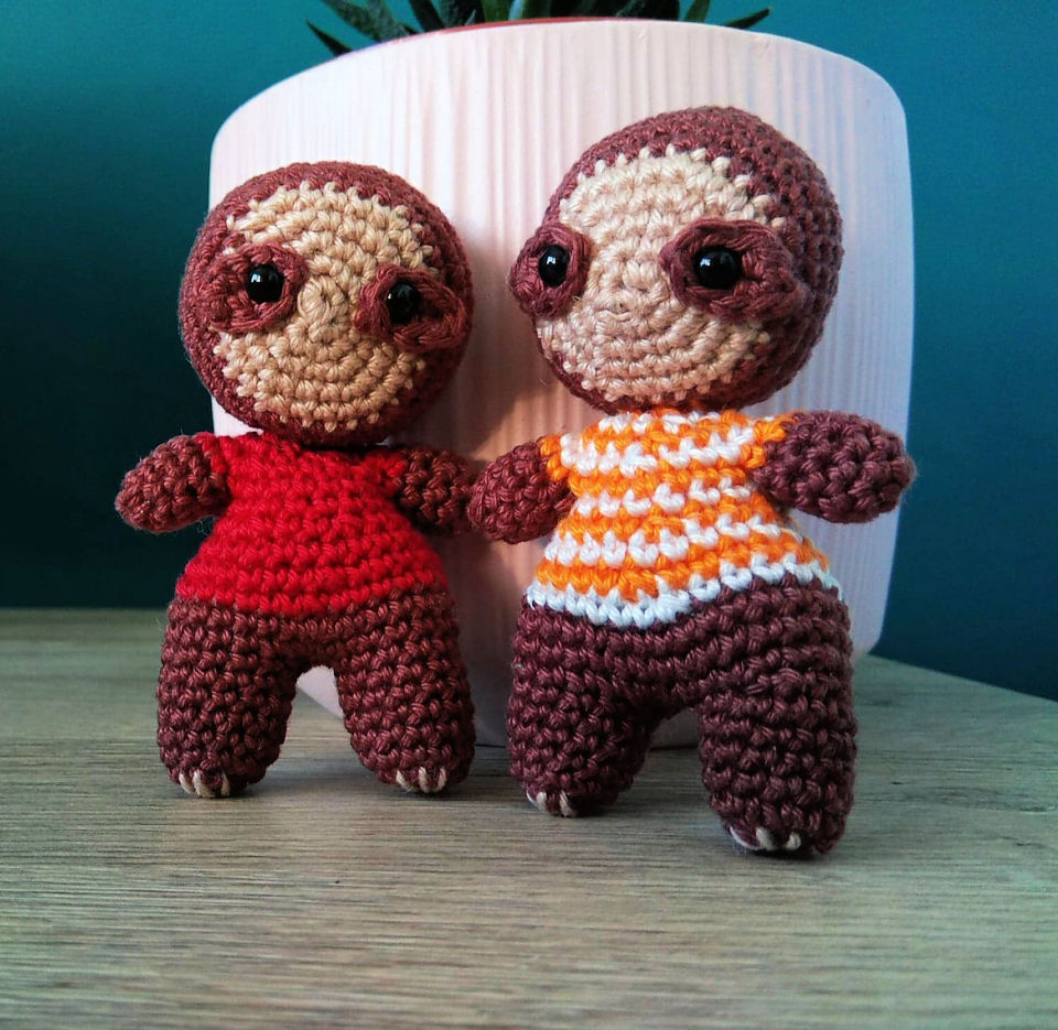 25 Free Crochet Sloth Patterns (Amigurumi Pattern) - Blitsy