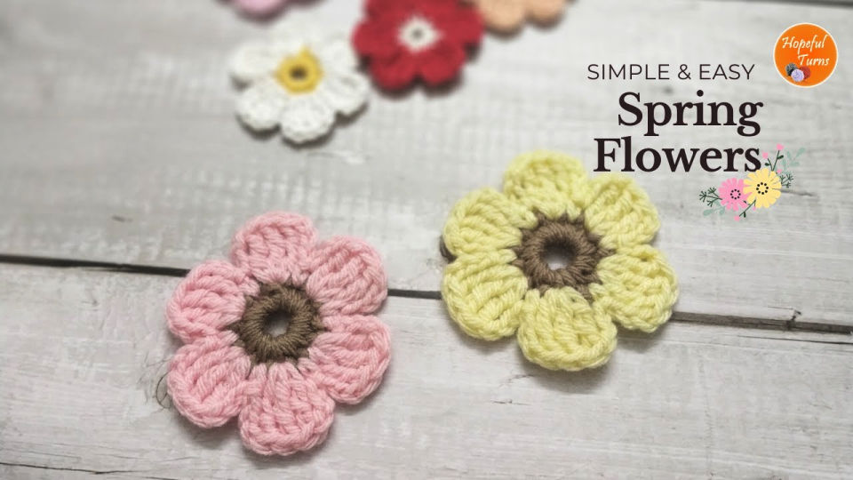 40 Free Crochet Flower Patterns (PDF Flowers Pattern)
