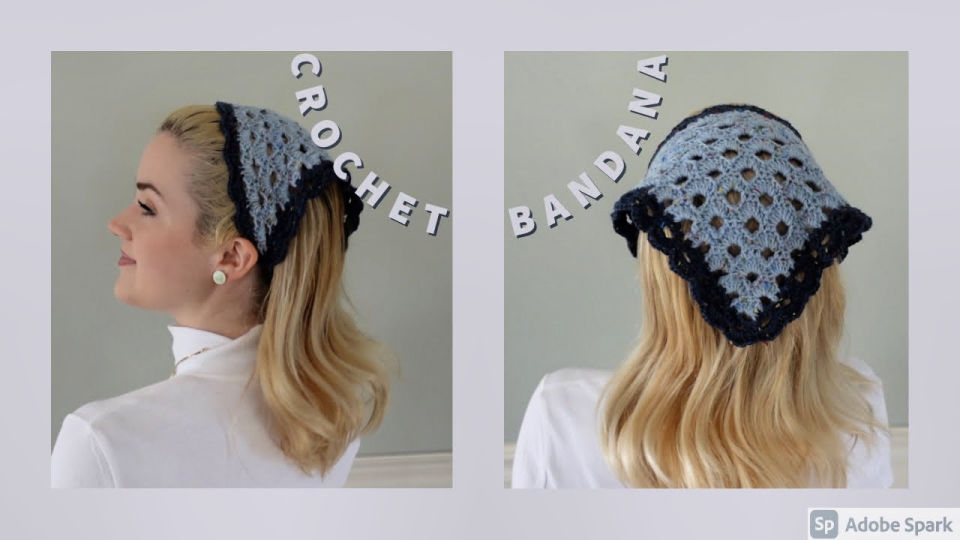 25 Free Crochet Bandana Patterns (Head Scarf Pattern)