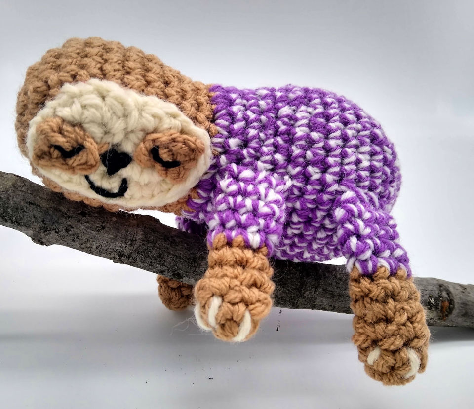 25 Free Crochet Sloth Patterns (Amigurumi Pattern) - Blitsy