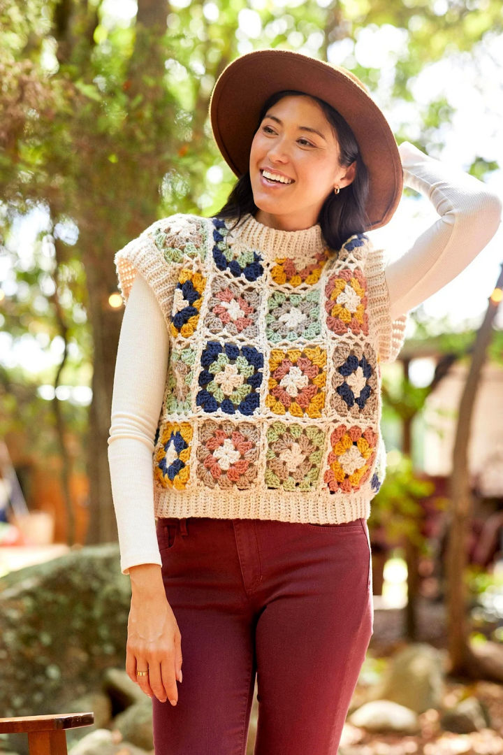 30 Free Crochet Vest Patterns (Easy Pattern) - Blitsy