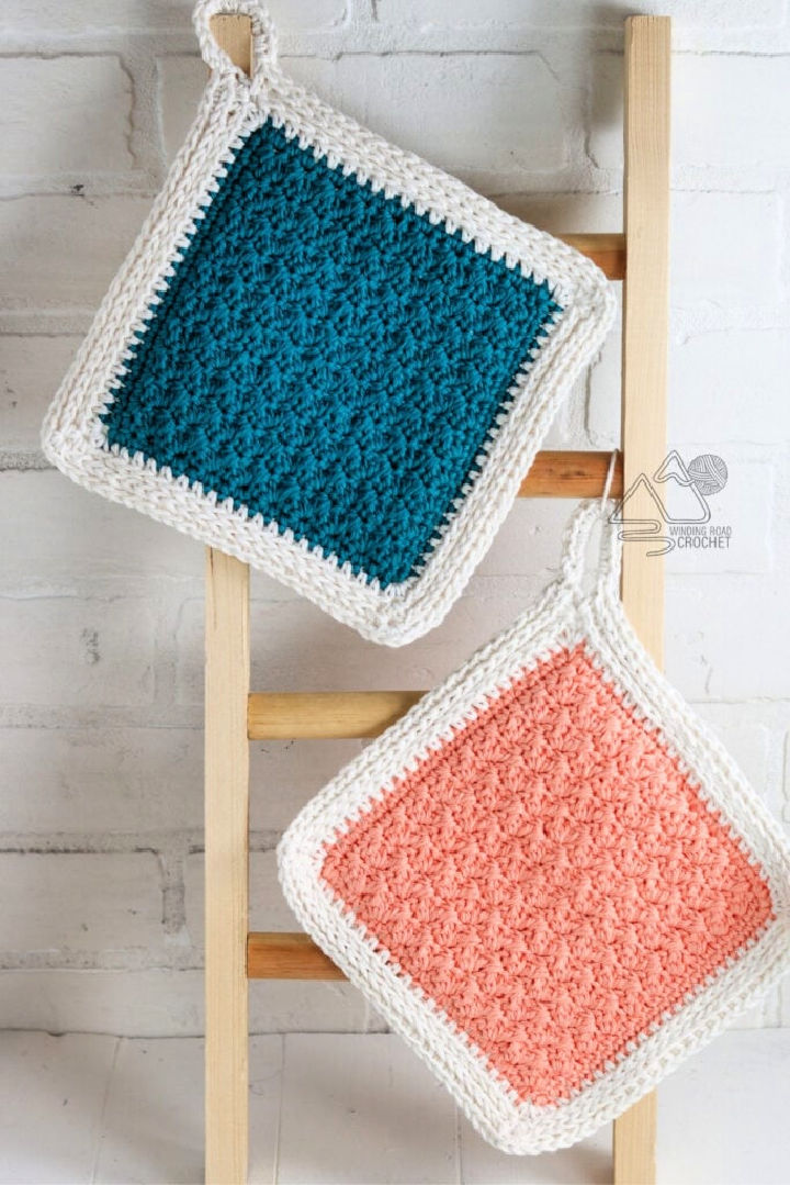 30 Free Crochet Potholder Patterns (Easy Pattern) - Blitsy