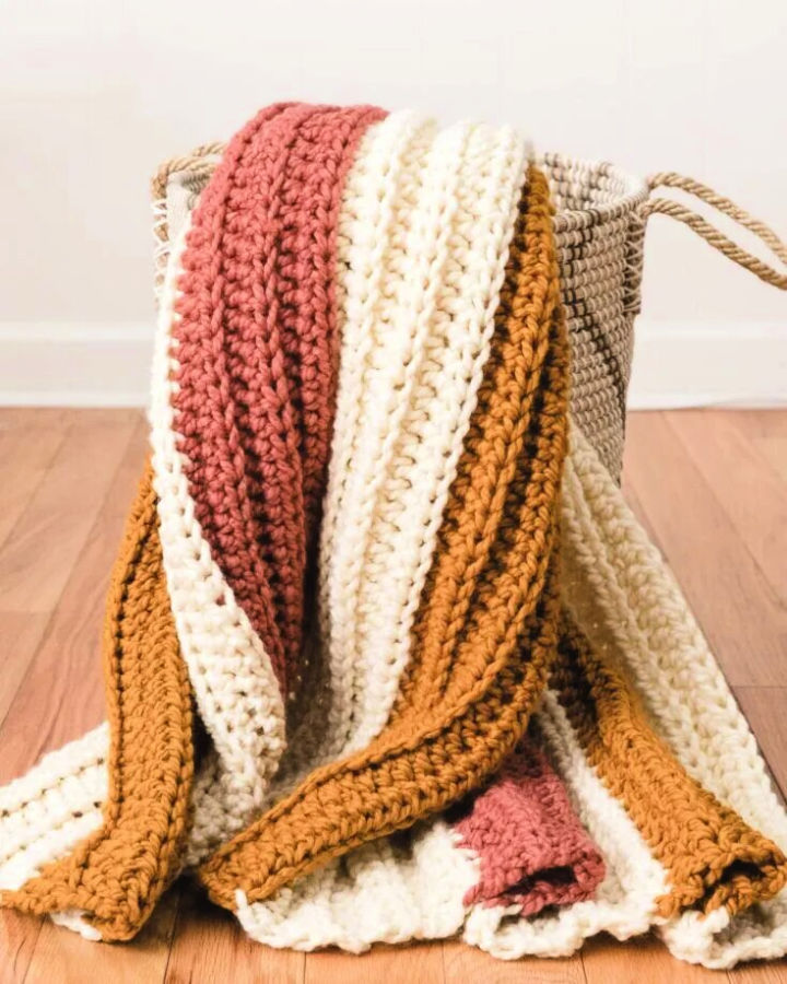 40 Free Chunky Crochet Blanket Patterns (Easy Pattern)