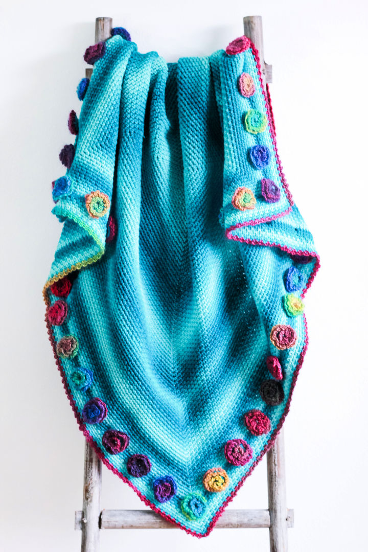 25 Free Crochet Flower Blanket Patterns (Easy Pattern)