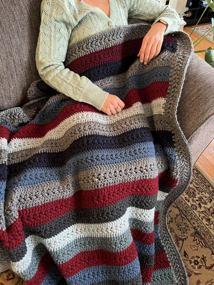 40 Free Chunky Crochet Blanket Patterns (Easy Pattern)