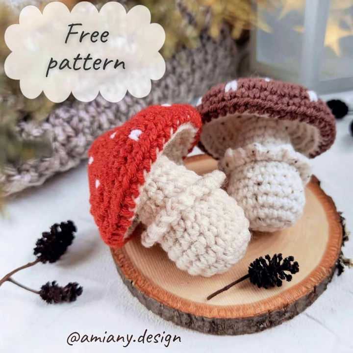 25 Free Crochet Mushroom Patterns (Amigurumi Pattern)