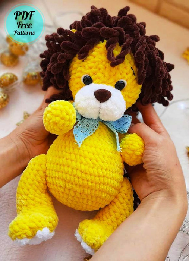 25 Free Crochet Lion Patterns (Amigurumi Pattern) - Blitsy