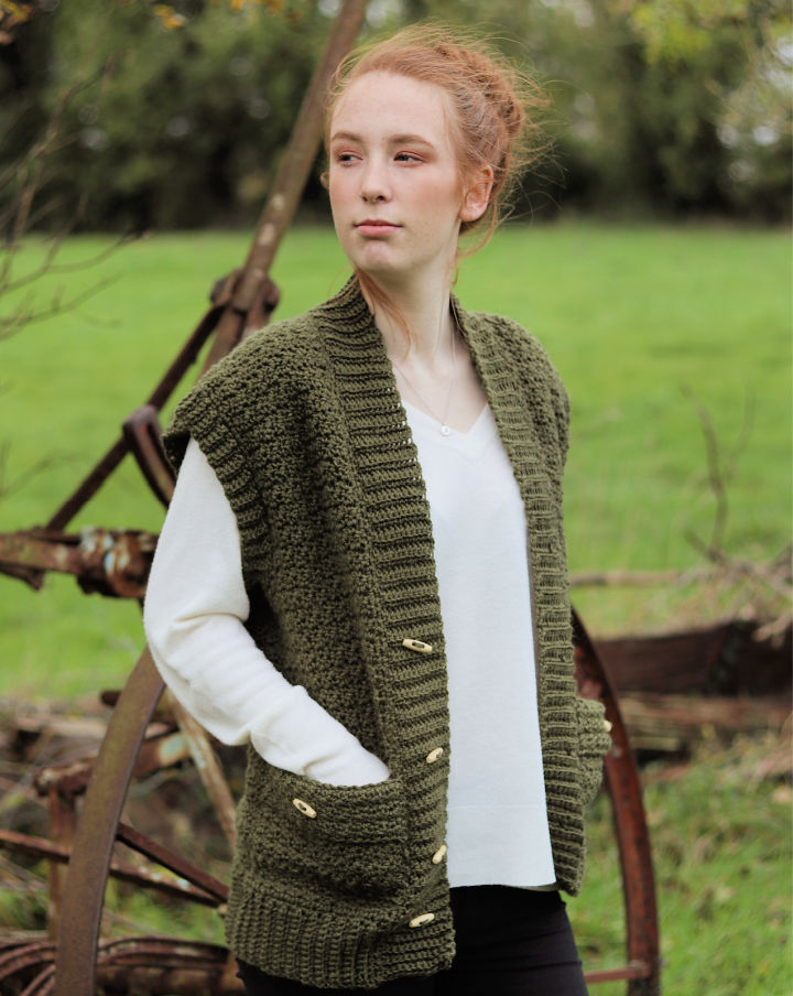 30 Free Crochet Vest Patterns (Easy Pattern) - Blitsy