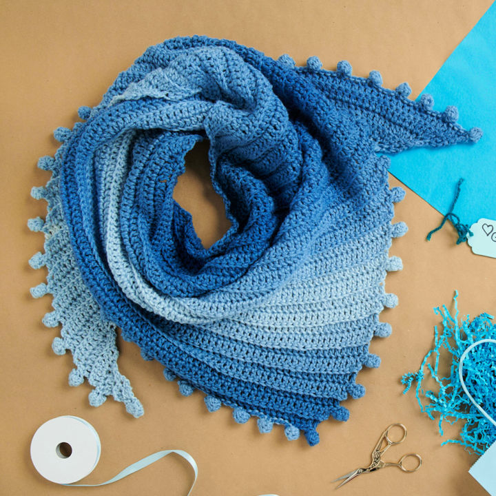 25 Free Crochet Triangle Shawl Patterns for Beginners - Blitsy