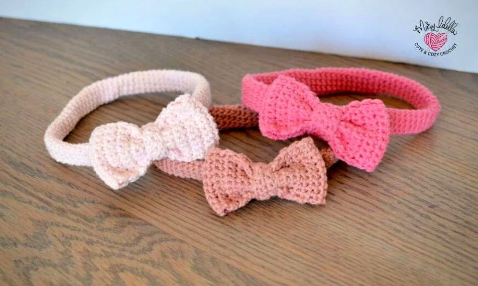 25 Free Crochet Baby Headband Patterns (Easy Pattern) - Blitsy