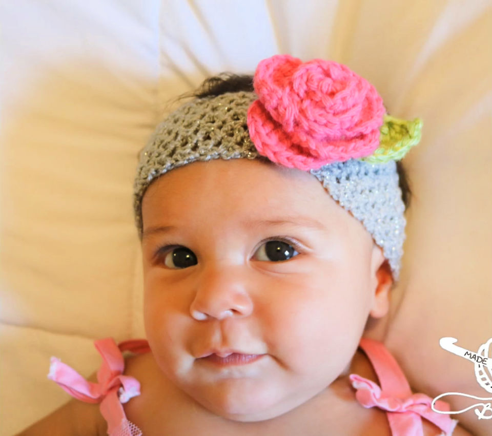 25 Free Crochet Baby Headband Patterns (Easy Pattern) - Blitsy 25 Free Crochet Baby Headband Patterns (Easy Pattern) - Blitsy