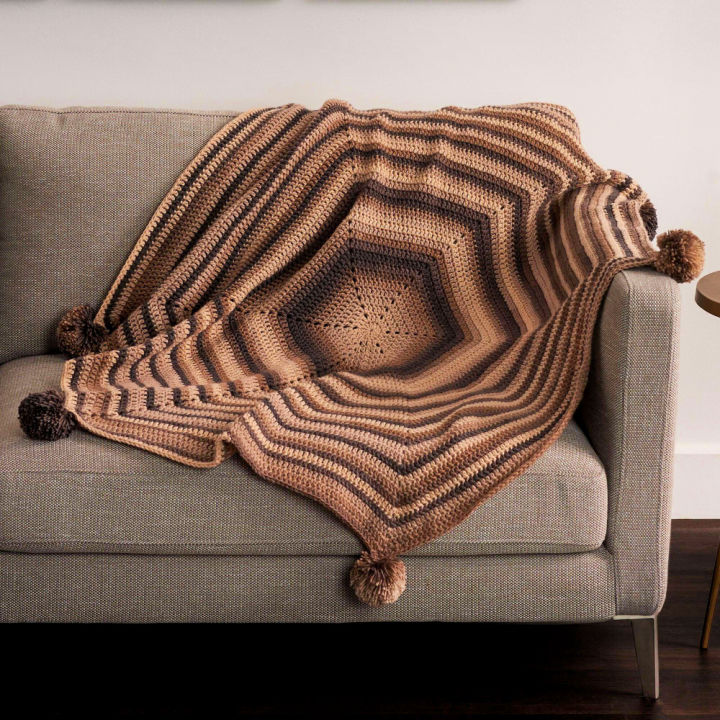25 Free Crochet Hexagon Blanket Patterns - Blitsy