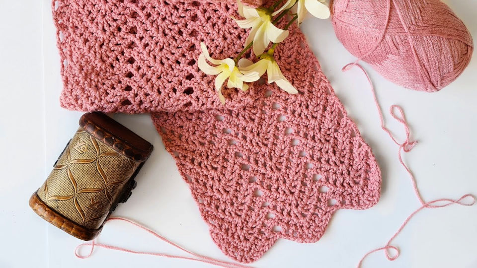 25 Free Lacy Crochet Scarf Patterns (Lace Scarf Pattern)