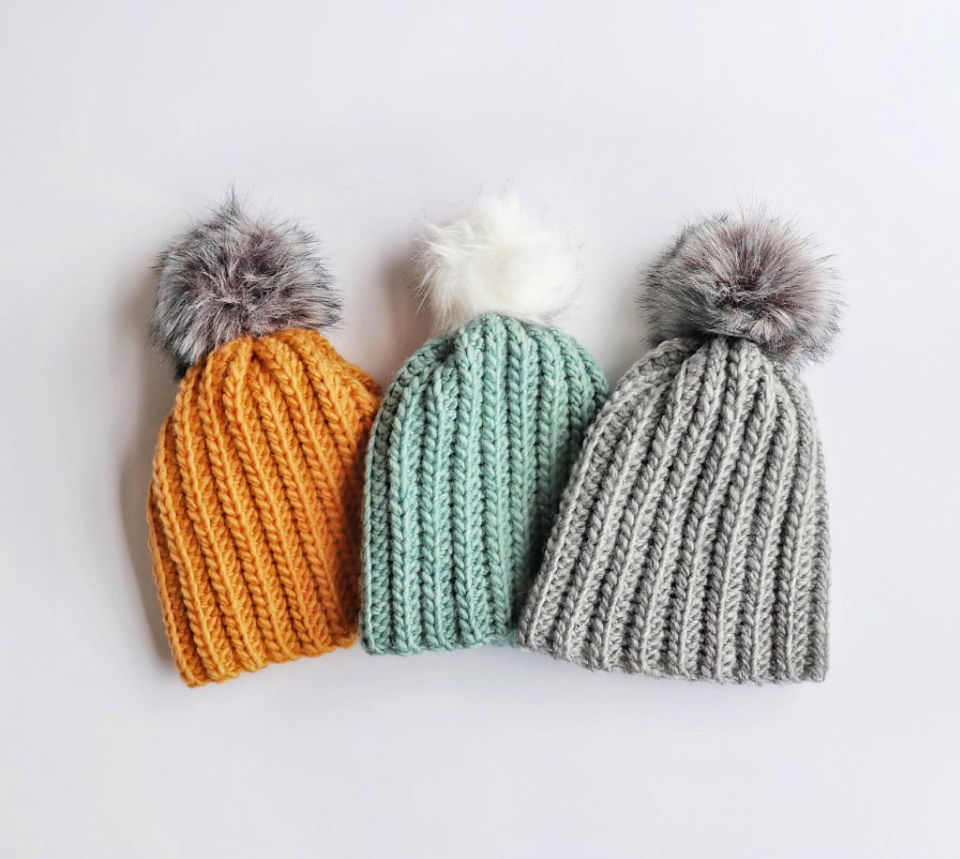 30 Free Crochet Winter Hat Patterns for Beginners - Blitsy