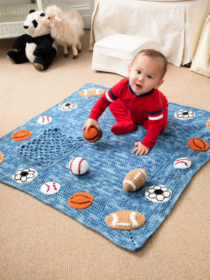 30 Free Crochet Baby Boy Blanket Patterns - Blitsy