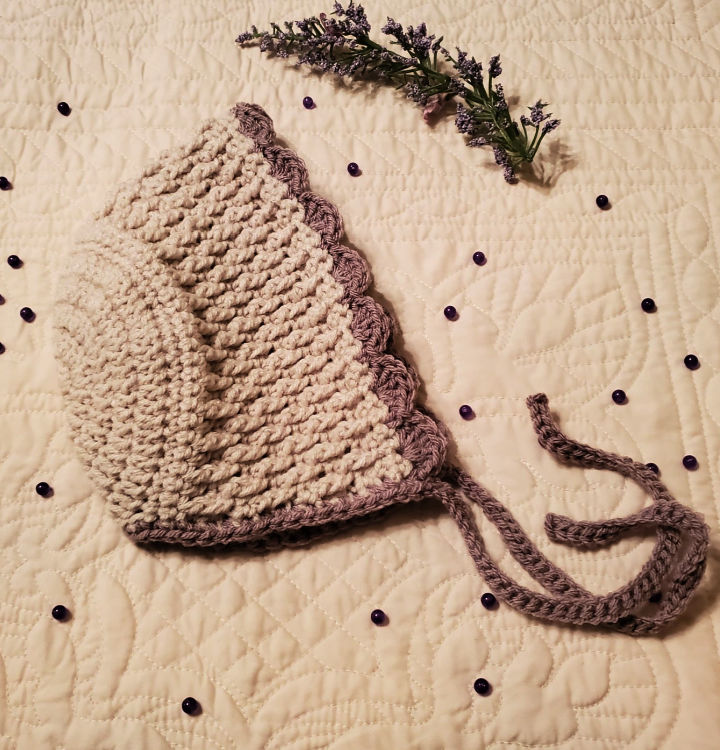 25 Free Crochet Baby Bonnet Patterns (Easy Pattern)