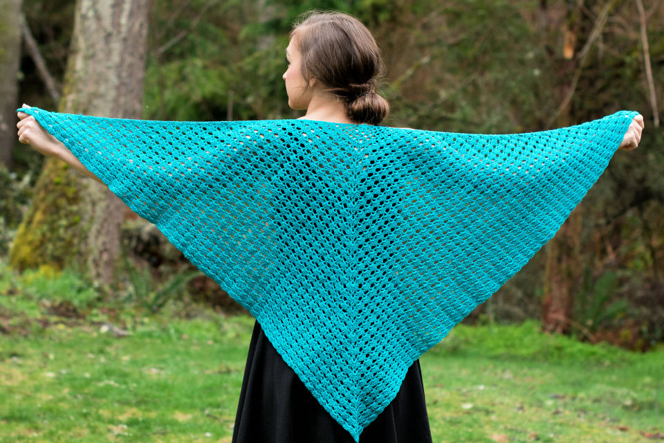 25 Free Crochet Triangle Shawl Patterns for Beginners - Blitsy