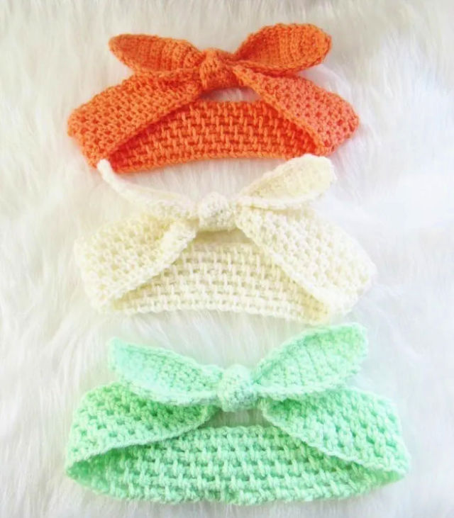 25 Free Crochet Baby Headband Patterns (Easy Pattern) - Blitsy