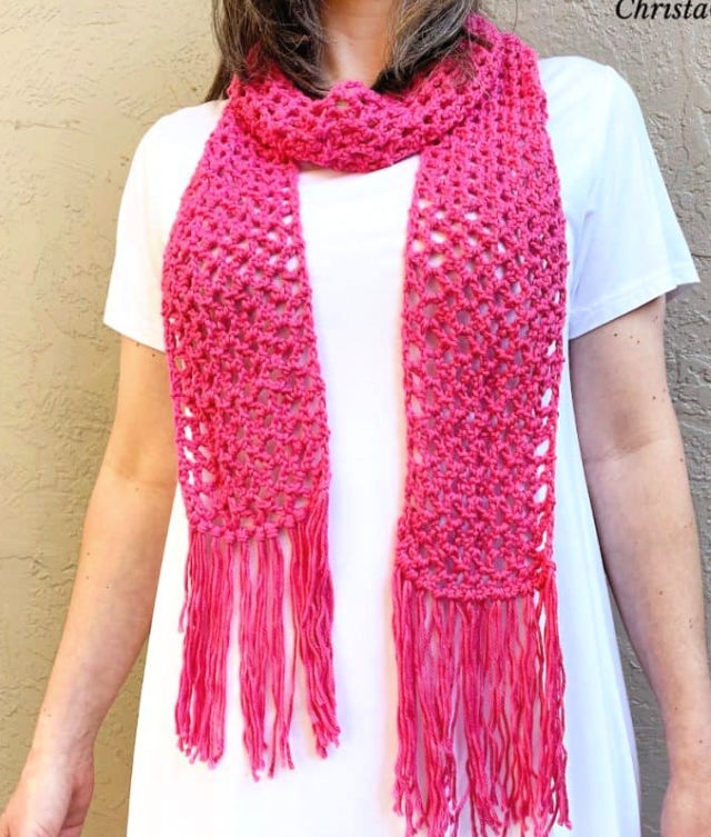 25 Free Lacy Crochet Scarf Patterns (Lace Scarf Pattern)
