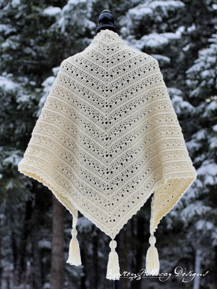 25 Free Crochet Triangle Shawl Patterns for Beginners - Blitsy