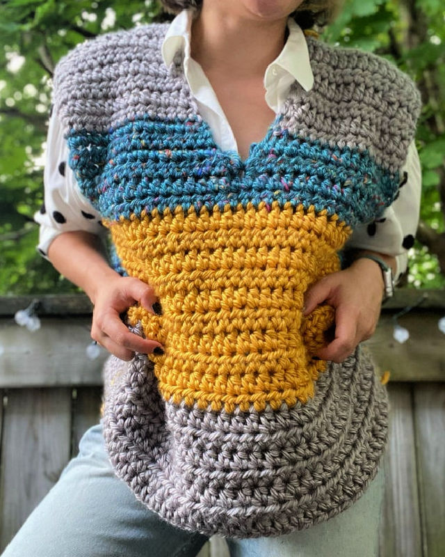 25 Free Crochet Sweater Vest Patterns for Beginners - Blitsy