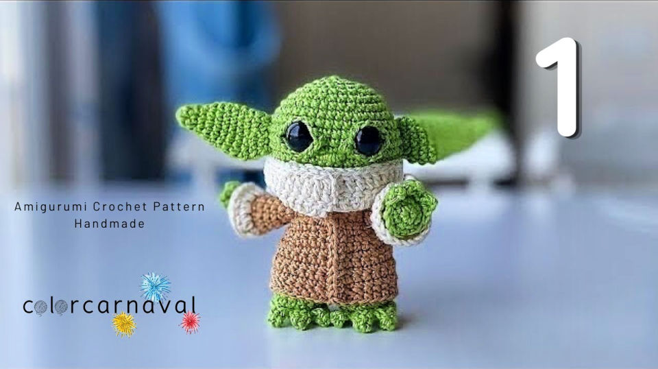 25 Free Baby Yoda Crochet Patterns (Amigurumi Pattern)