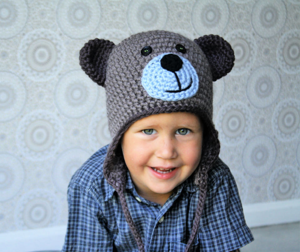 25 Free Crochet Bear Hat Patterns (Bear Ears Pattern)
