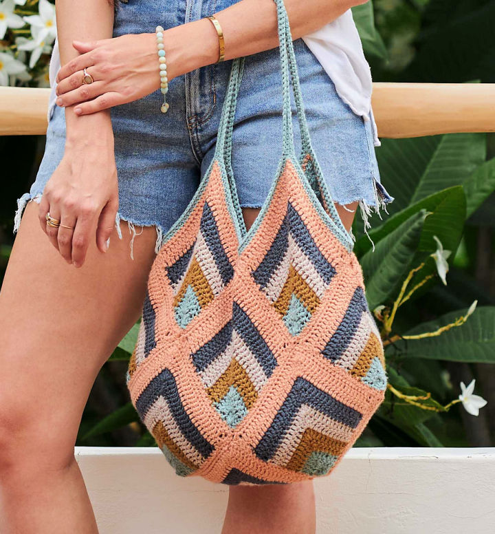 25 Free Crochet Tote Bag Patterns (Easy Pattern PDF) - Blitsy