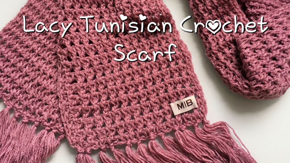 25 Free Tunisian Crochet Scarf Patterns - Blitsy