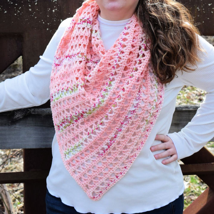 25 Free Crochet Triangle Shawl Patterns for Beginners - Blitsy